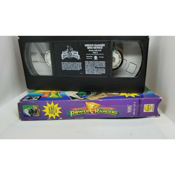 VHS | Media | Vintage Mighty Morphin Power Rangers Green Ranger ...